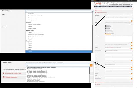 The Software Deposit Form On The Hal Inria Instance Platform Download Scientific Diagram