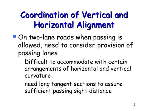 4 Vertical And Horizontal Alignment Coordination By Malyar Talash Highway Design Manager