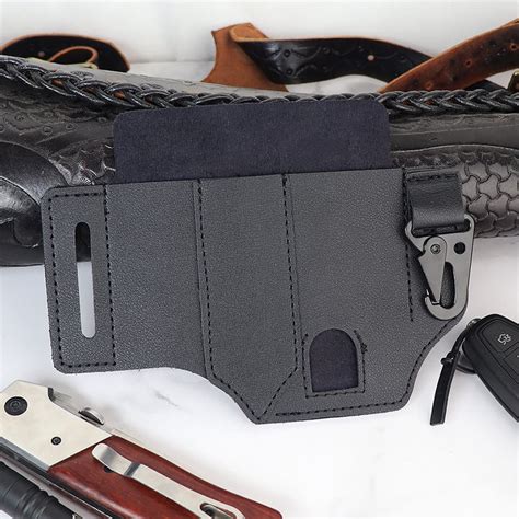 Badu Bg Wessleco Pu кожа Edc джобен органайзер Армейски тактически инструмент Кобур Писалка Ключ