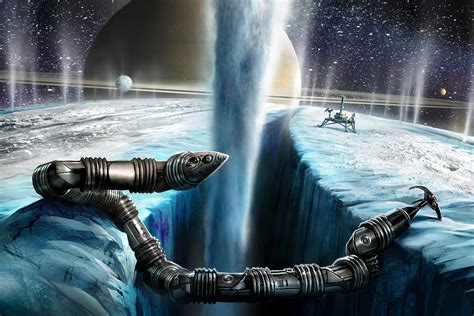 土星衛星エンケラドゥスで地球外生命を探査する「ヘビ型ロボットeels」をnasaが公開！ ナゾロジー
