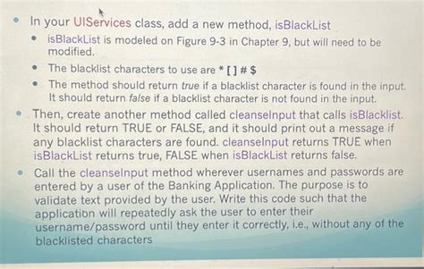 Solved In Your Uiservices Class Add A New Method