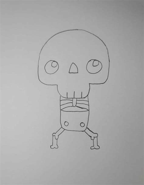 Skeleton Cute Drawings