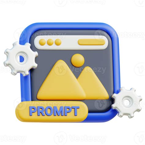 Ai Image Generator Icon 3d Design 45954878 Png