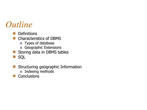 Ppt 10 Creating And Maintaining Geographic Databases Powerpoint Presentation Id2179397
