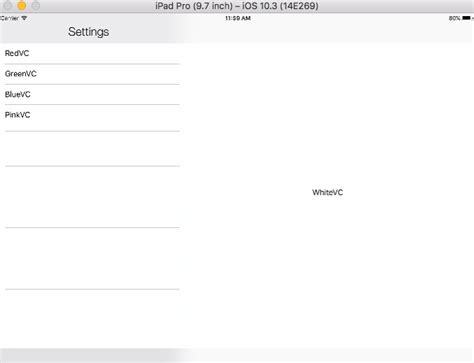 Uinavigationcontroller Swift 3 Ios Programmatically Set And Push A