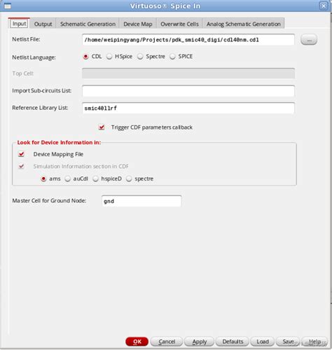 【virtuoso导入gds和cdl网表记录】 cdl文件 csdn博客