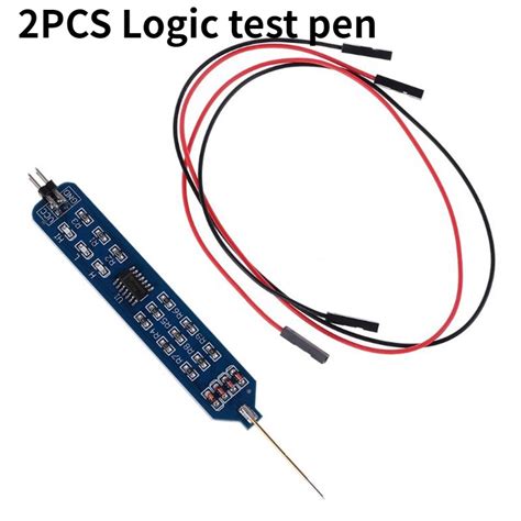 2PCS 5V 3 3V Logic Tester Pen Level Tester Digital Circuit Debugger Logic Pulser Analyzer