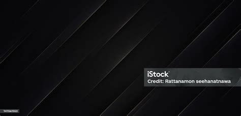 골드 라인 요소가있는 우아한 검은 색 추상 배경 현대적인 고급 대각선 줄무늬 디자인 간단한 텍스처 그래픽 프리미엄 패턴 포스터 배너 전단지 브로셔 표지에 적합합니다 벡터