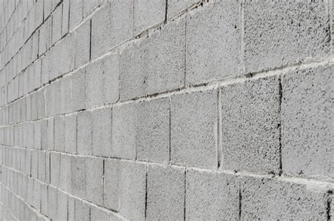 Premium Photo Wall Of Gray Concrete Blocks