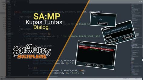 Tutorial Samp Bahas Dialog Youtube