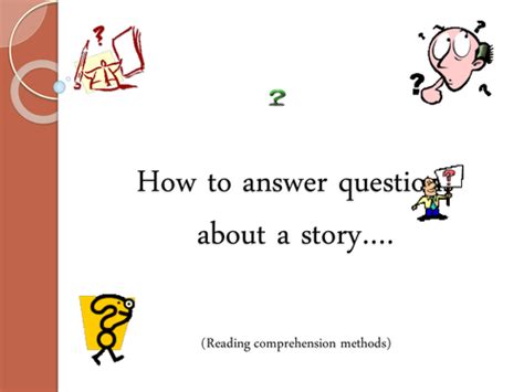 Reading Comprehension Methods Teaching Resources