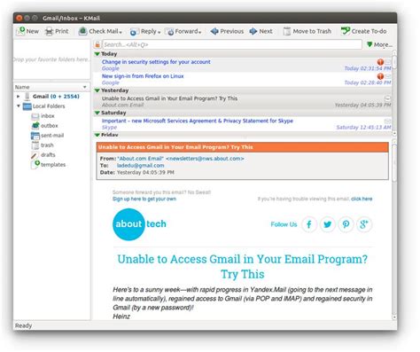 The Good And Bad Of The Kmail Email Program For Linux Email Programs