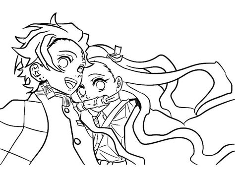 Demon Slayer Da Colorare Disegni Da Stampare