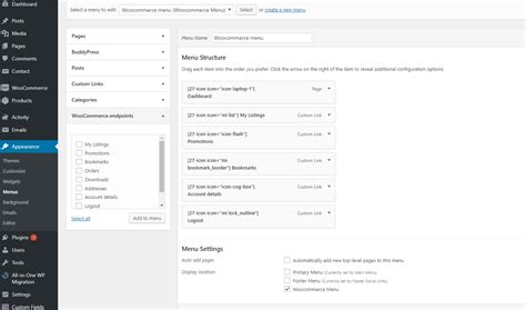 How To Create User Menu Woocommerce Menu Docs