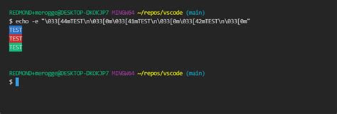 Colors Issue In VSCode Integrated Terminal Issue Microsoft Vscode GitHub