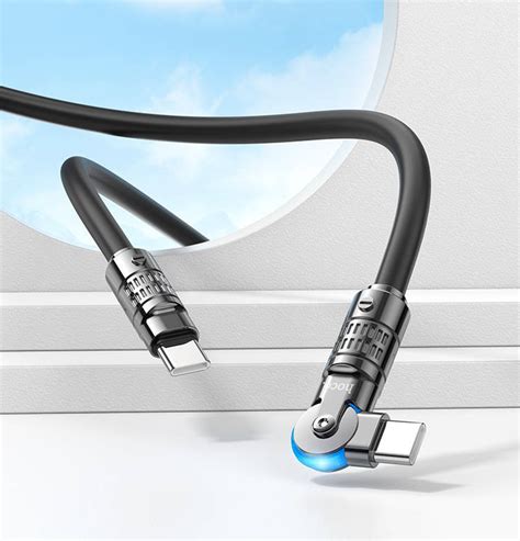 Кабель Type C Type C Hoco U118 1 2м 3 0a 60w чёрный купить по цене 620₽ описание