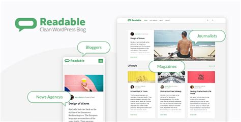 Readable — Wordpress Blog Theme Focused On Readability By Proteusthemesnx