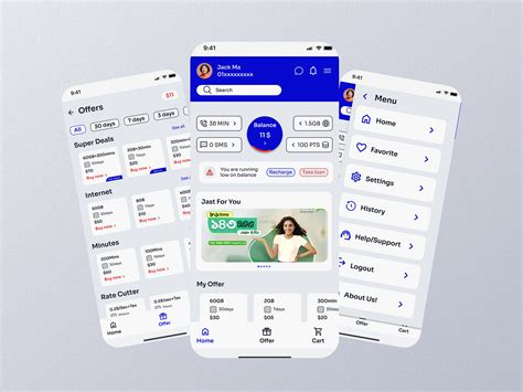 Telecom App By Bishal Dash On Dribbble