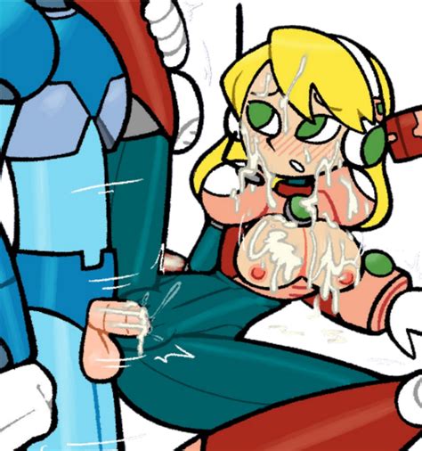 Rule 34 1boy 1girls Alia Alia Mega Man Big Breasts Blonde Hair