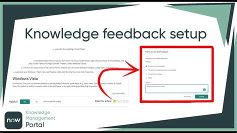 How To Set Up ServiceNow Knowledge Articles Star Rating KB Feedback Servicenow YouTube