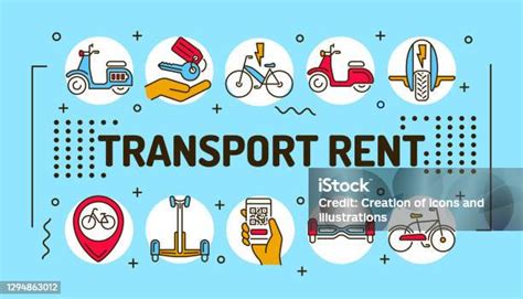 전송 임대 단어 문자 입력 파란색 배경에 선형 아이콘이 있는 인포그래픽입니다 창의적인 아이디어 개념 격리된 윤곽선 색상 그림 개념에 대한 스톡 벡터 아트 및 기타 이미지