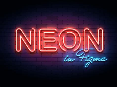 Neon Effect Free Figma Resource Free Figma Resources Tools And