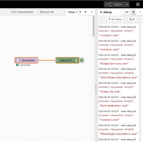 How To Use Node Red To Check If A Program Has Started General Node