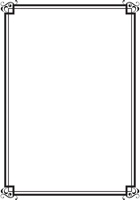 Simple Border Vector Google Search Vector AC Page Borders Design Border Templates Simple