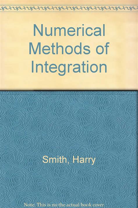 Buy Numerical Methods Of Integration Book Online At Low Prices In India