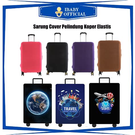 Jual Cover Koper Premium Polos Pelindung Tutup Koper Tahan Air Dan