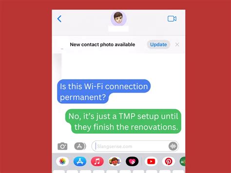 what does tmp mean in texting with examples slang sense