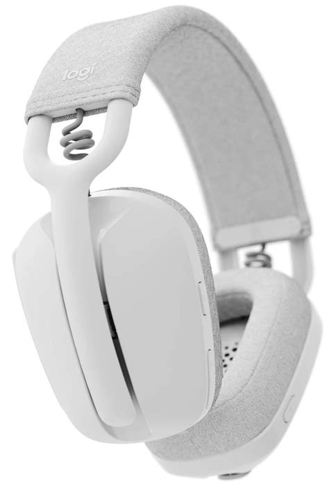 Безжични слушалки с микрофон Logitech Zone Vibe 100 бели сиви Ozone Bg