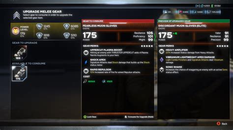 Upgrade Module Cost For Upgrading Gear From 169 To 175 Rplayavengers