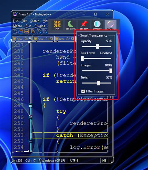 Dark And Glass Modes Improve Rendering Performance By Using Direct2d Api · Issue 264