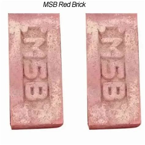 Msb Red Brick 9 In X 4 In X 3 In At ₹ 10piece In Hyderabad Id