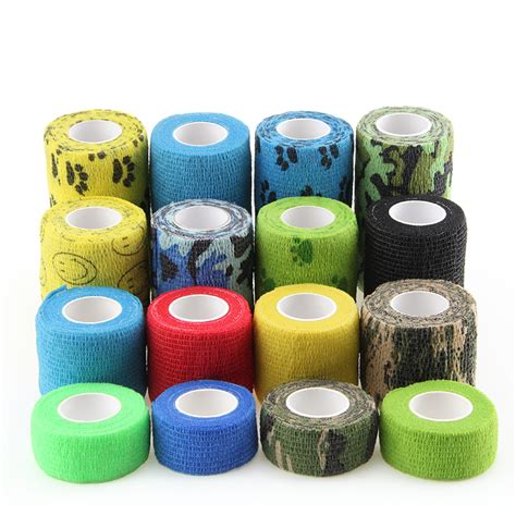 수의사 붕대 예술 응집 붕대 자체 접착 붕대