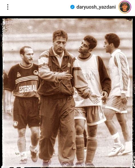 ژست جالب ملی پوش اسبق استقلال کنار ناصر حجازیعکس