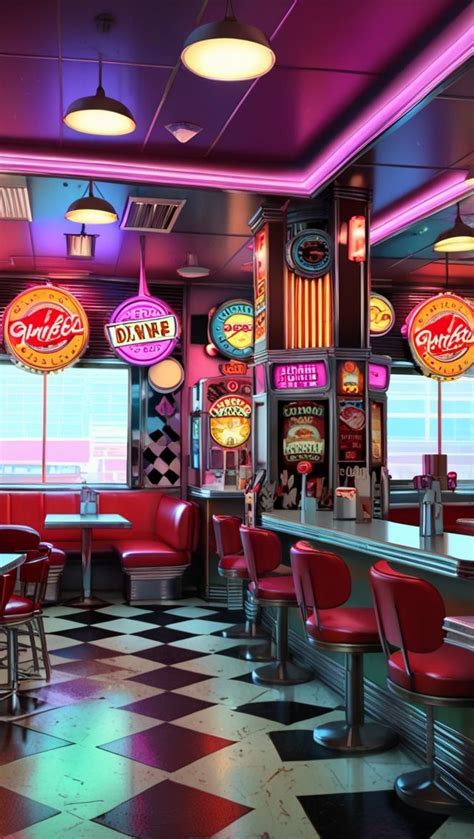 Pin By ༺ 𝑩𝒍𝒖𝒆 🩵 𝑹𝒐𝒔𝒆 ༻ On ριη υρ And яσ¢кαвιℓℓу ρι¢тυяєѕ Retro Diner