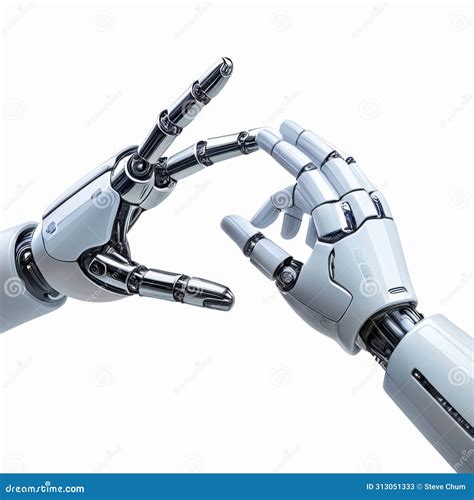 3d Rendering Humanoid Robot Working With Computer In Modern Office At Night Humanoid Robot