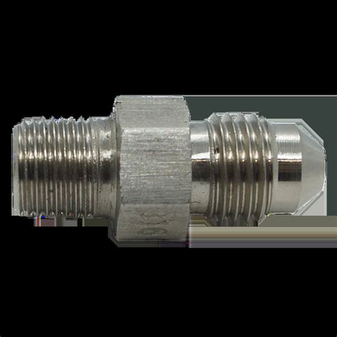 Rfs Stainless Steel Ss316 Jic Male Connector 1 Jic X 1 14 Npt 37