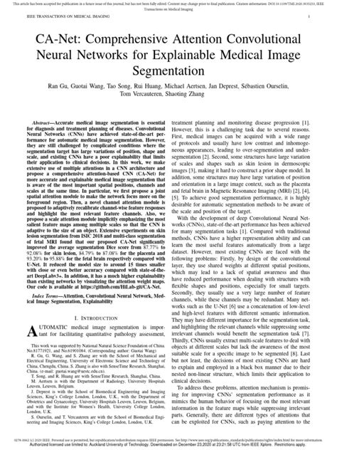 medical image segmentation 16 pdf image segmentation cognitive science