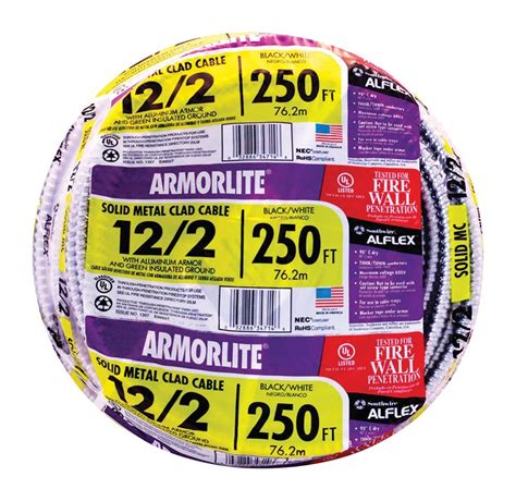 Armorlite 250 Ft 122 Solid Thhn Metal Clad Cable Ul Listed Wd