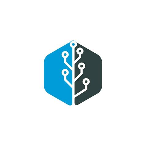 Tech Tree Logo Template Design 13905745 Vector Art At Vecteezy