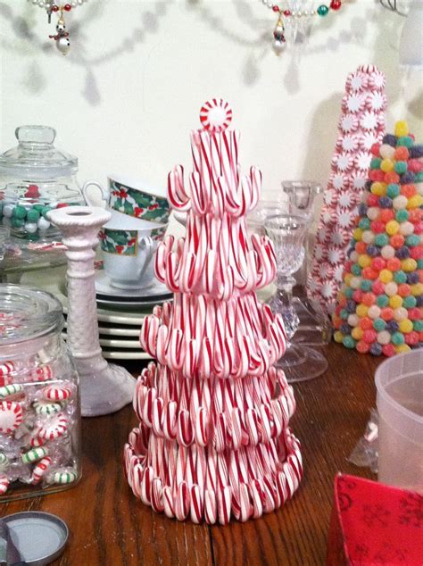 Candy Cane Christmas Tree Craft At Stephanie Daley Blog