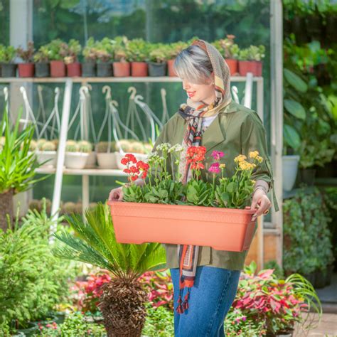 گلدان پلاستیکی گل آذین خرید و قیمت عمده گلدان مستطیلی گل آذین