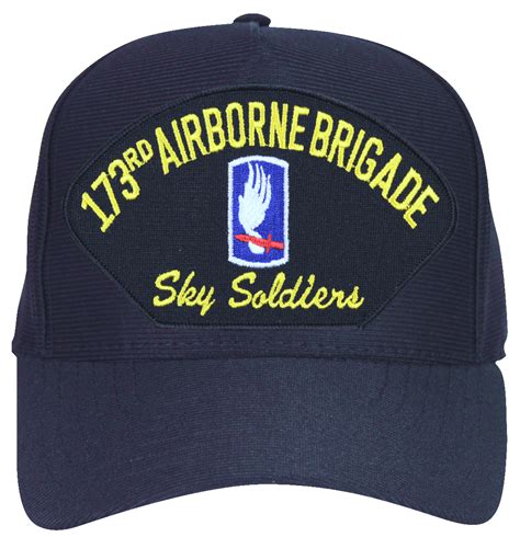 173rd Airborne Brigade Sky Soldiers With Patch Ball Cap