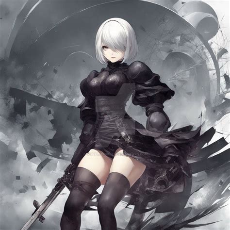 Nier Automata Fan Art By Joannadark999 On Deviantart