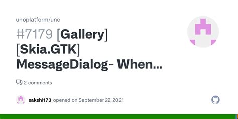 Gallery Skia GTK MessageDialog When Clicking On MessageDialog