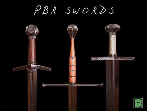 Pbr Realistic Sword Pack 3d 무기 Unity Asset Store