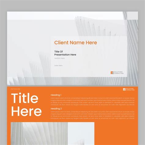 Designs Solutions PPT Design PowerPoint Template Contest